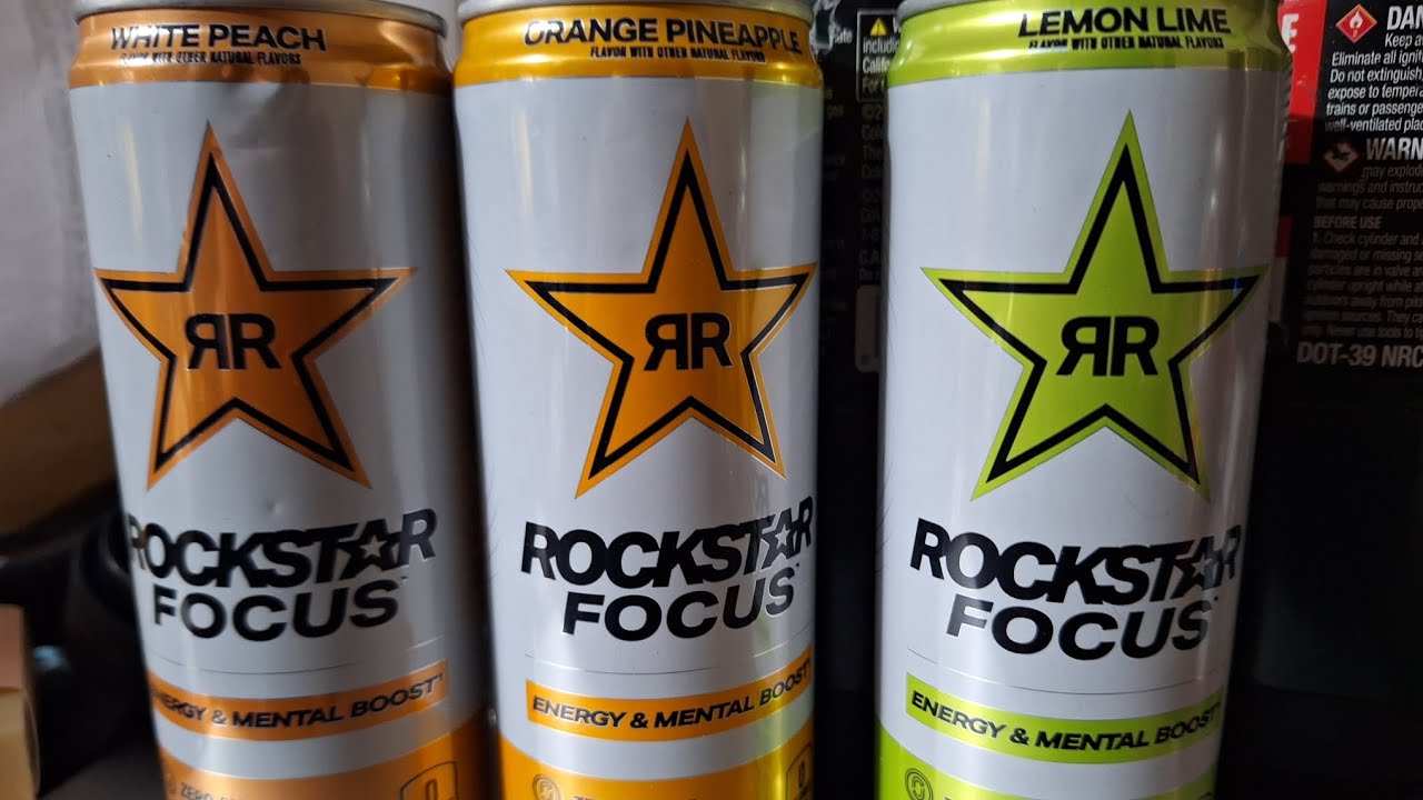 The Rockstar Focus Energy Drink Taste Test - YouTube
