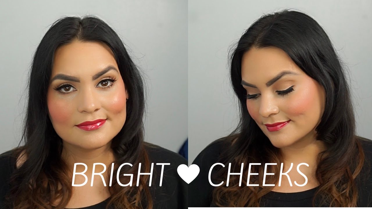 Spring makeup tutorial bright cheeks | Melissa Chee - YouTube