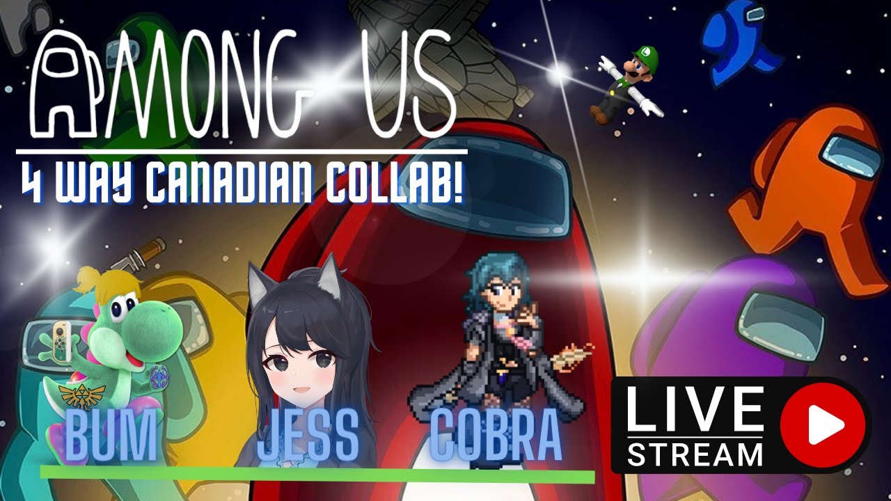 Among Us Collab! | Canada takes over Among Us | Collab with 3 other ...