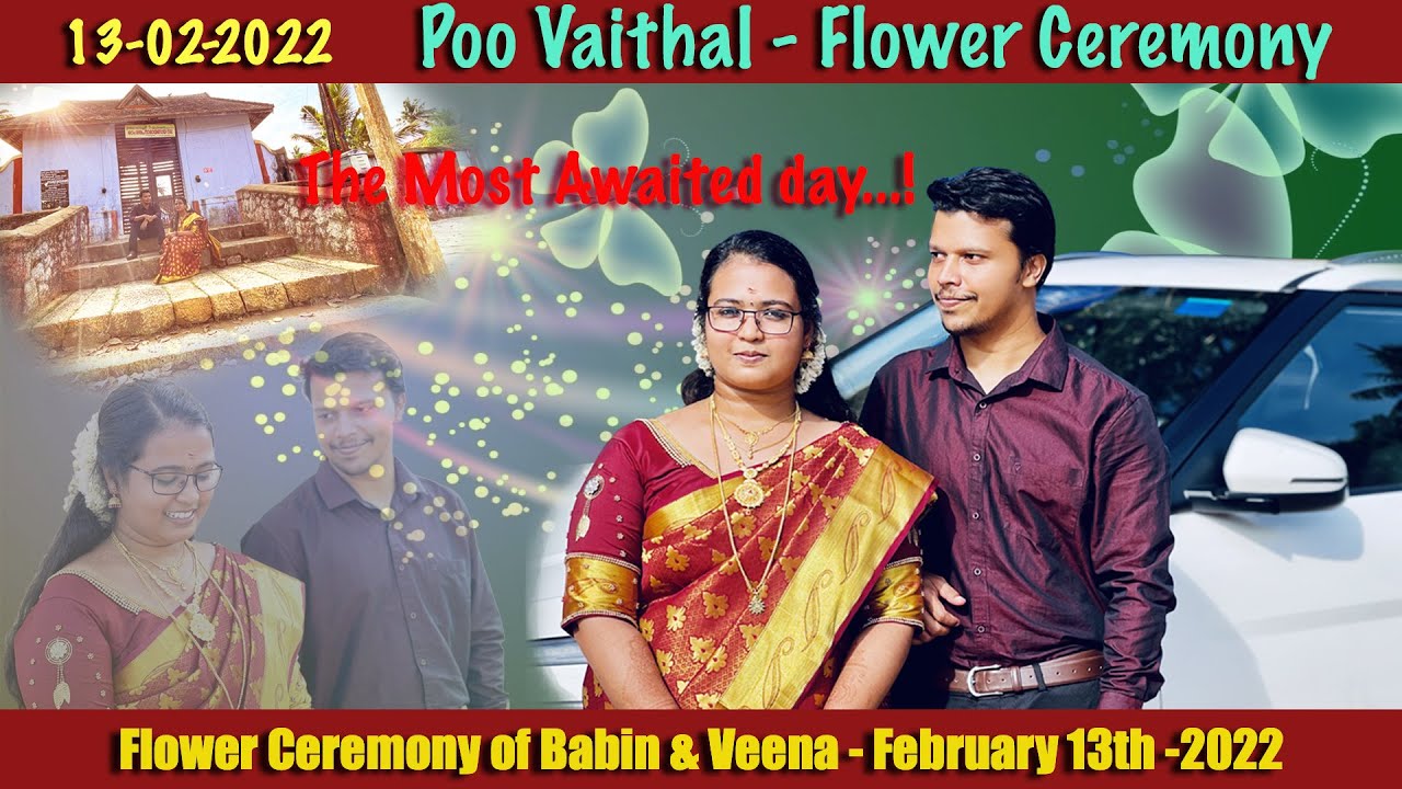 Flowering Ceremony | Poo Vaikum function | Babin & Veena | Kanyakumari | Nagercoil | 2022 | # ...