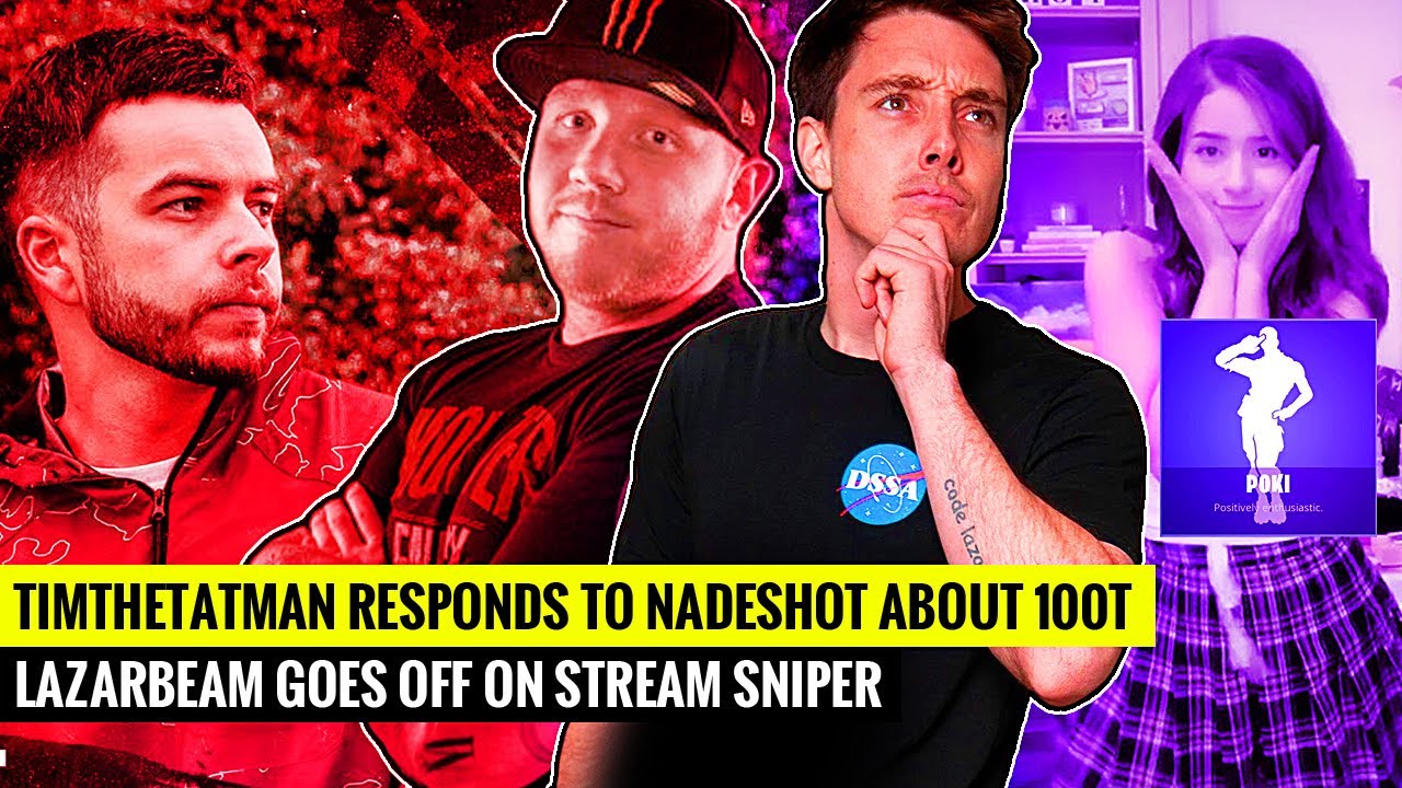 TimTheTatman Responds to Nadeshot About 100t & ANGRY Over DMCA ...