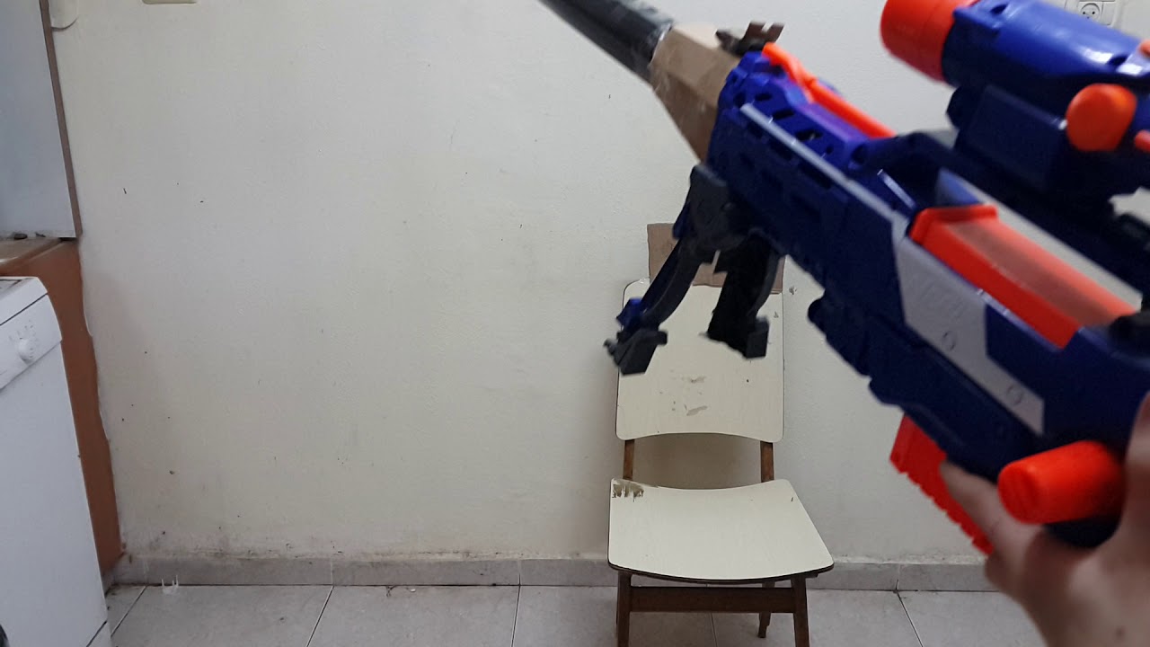 My Nerf vss vintorez sniper rifle MOD!!! Amazing - YouTube