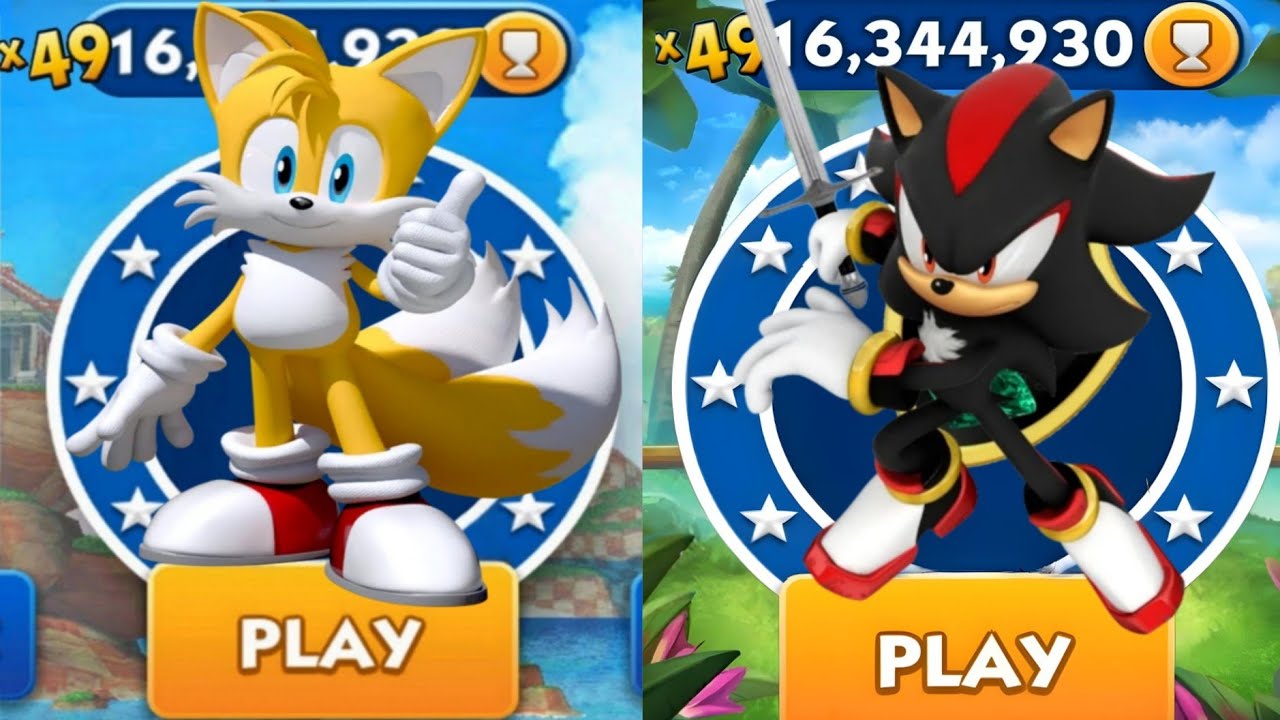 Sonic Dash - Animation Tails VS Sir Shadow _ Movie Sonic vs All Bosses ...