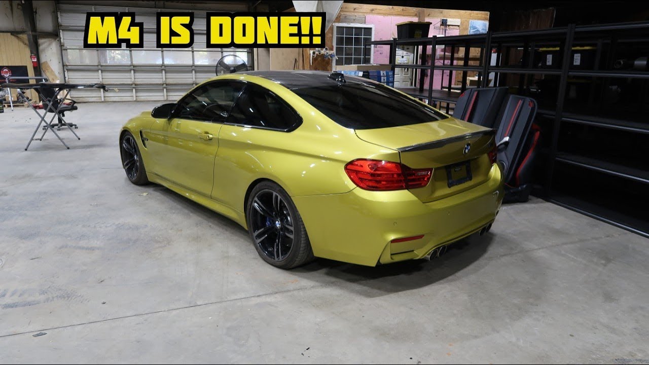 Rebuilding A Wrecked 2016 BMW M4 PART 3 - YouTube