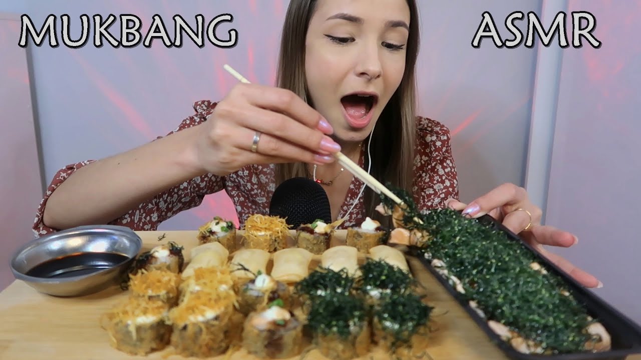 ASMR MUKBANG 🇯🇵 COMIDA JAPONESA (eating sounds) - YouTube
