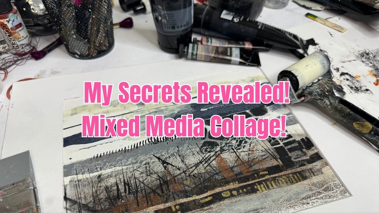 Secrets Revealed! Crafting a Stunning Mixed Media Collage - YouTube
