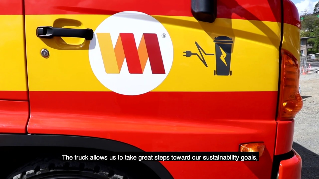 Introducing New Zealand's first full electric skip truck - YouTube