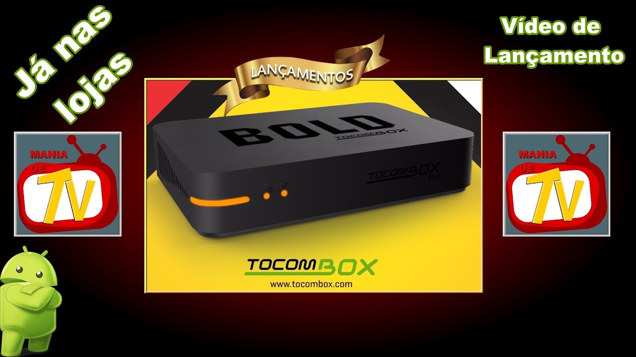 JÁ NAS LOJAS O NOVO LANÇAMENTO DA TOCOMBOX/TOCOMSAT BOLD - VÍDEO DE ...