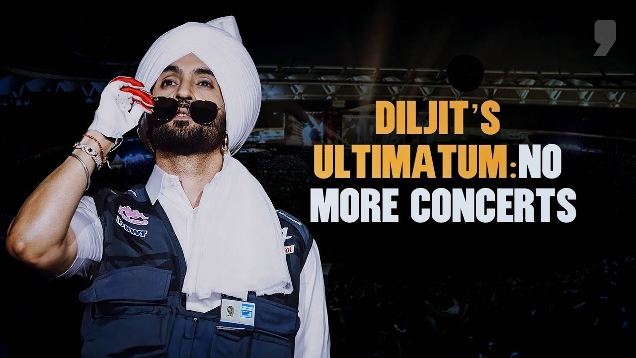 Why has Diljit Dosanjh Threatened Not to Perform in India Again? | News9 Plus Decodes - YouTube