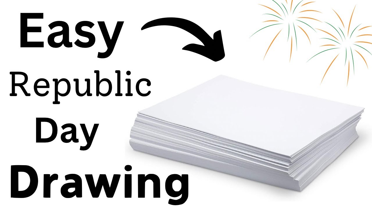 Republic Drawing / Republic Day Poster Drawing / How to Draw Republic ...