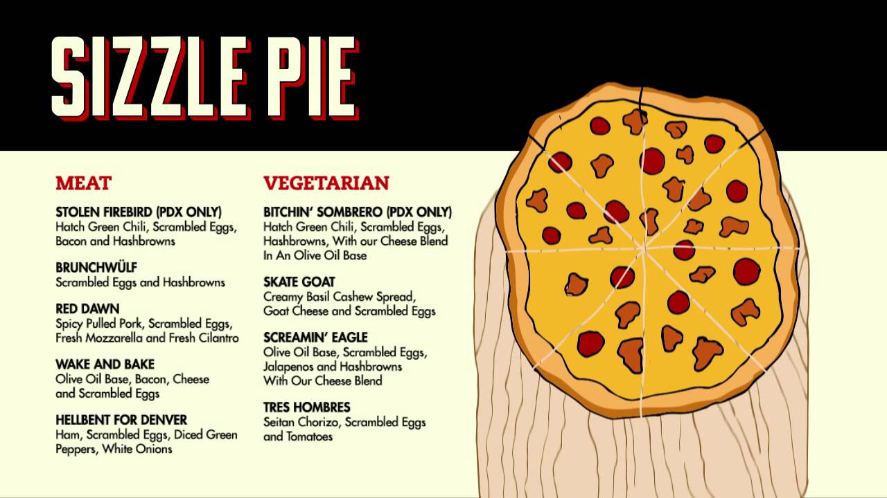 Sizzle Pie Final Animated Menu! - YouTube