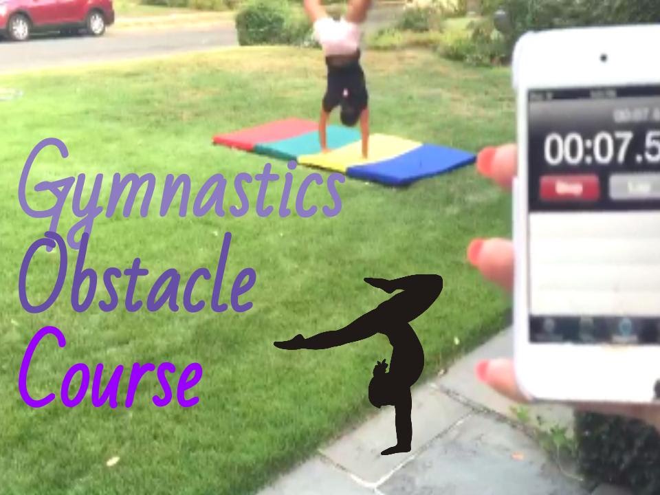 Gymnastics Obstacle Course - YouTube