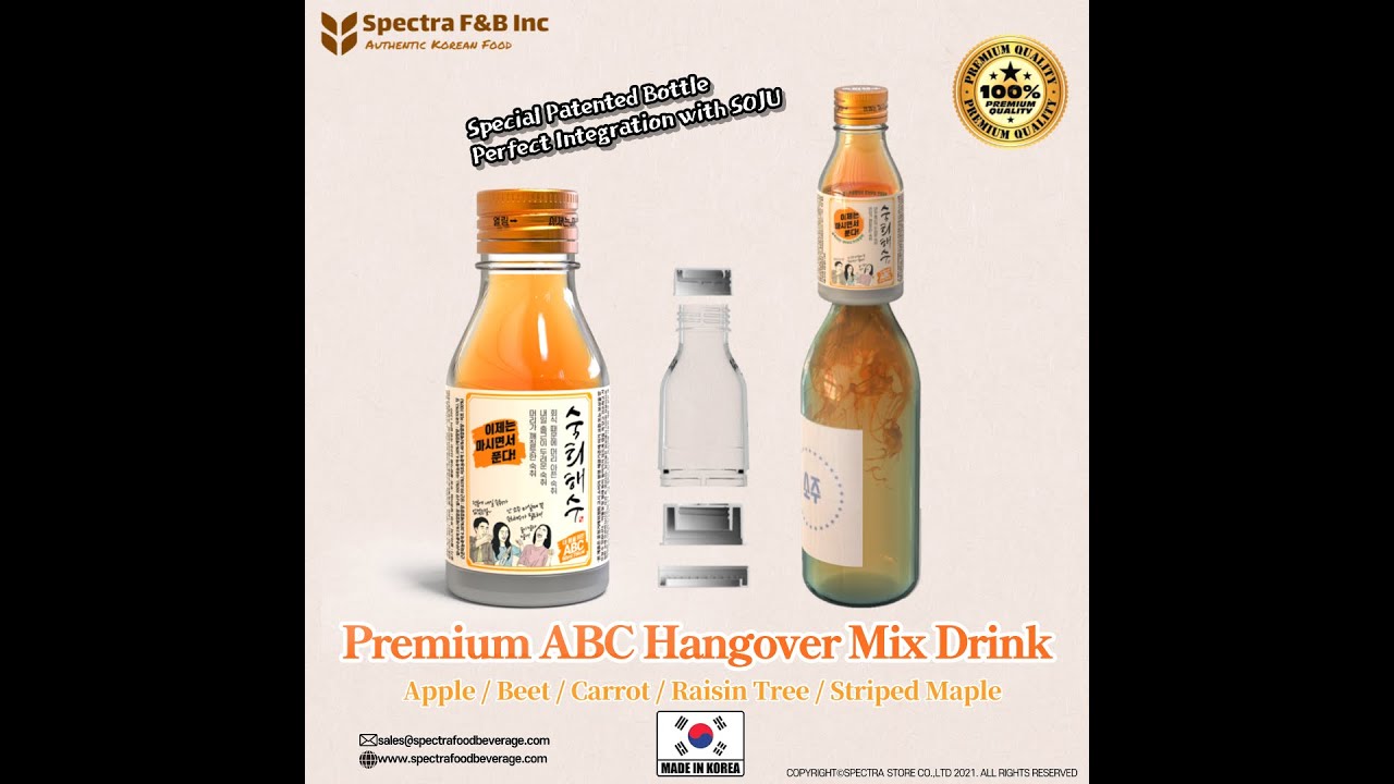 Korean Hangover Drink,ABC Hangover Drink,Raspberry Hangover Cure Drink ...