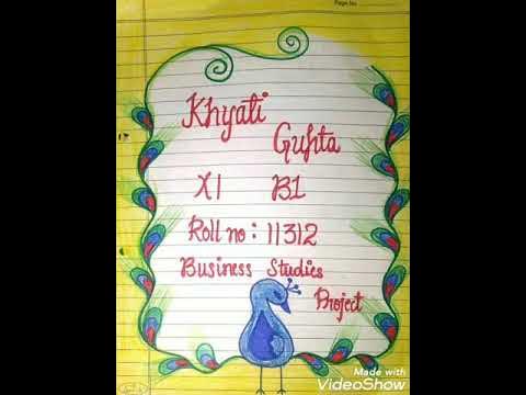 Class 11 Business studies project on Import and Export Procedure - YouTube