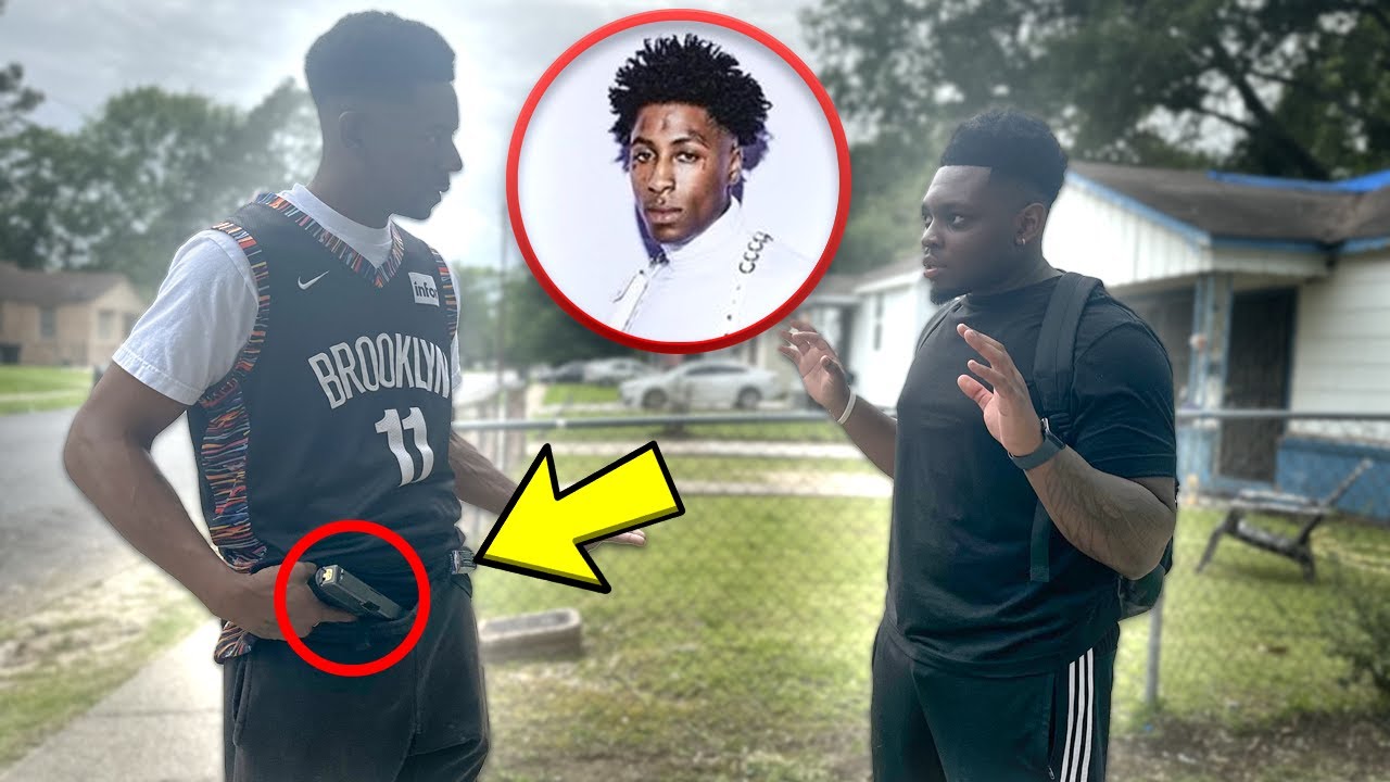 Pressing THUGS In NBA YoungBoy Hood! *GONE WRONG* - YouTube