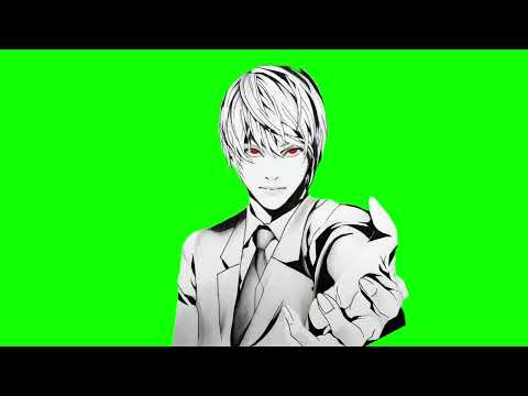 Light Yagami Green screen animation