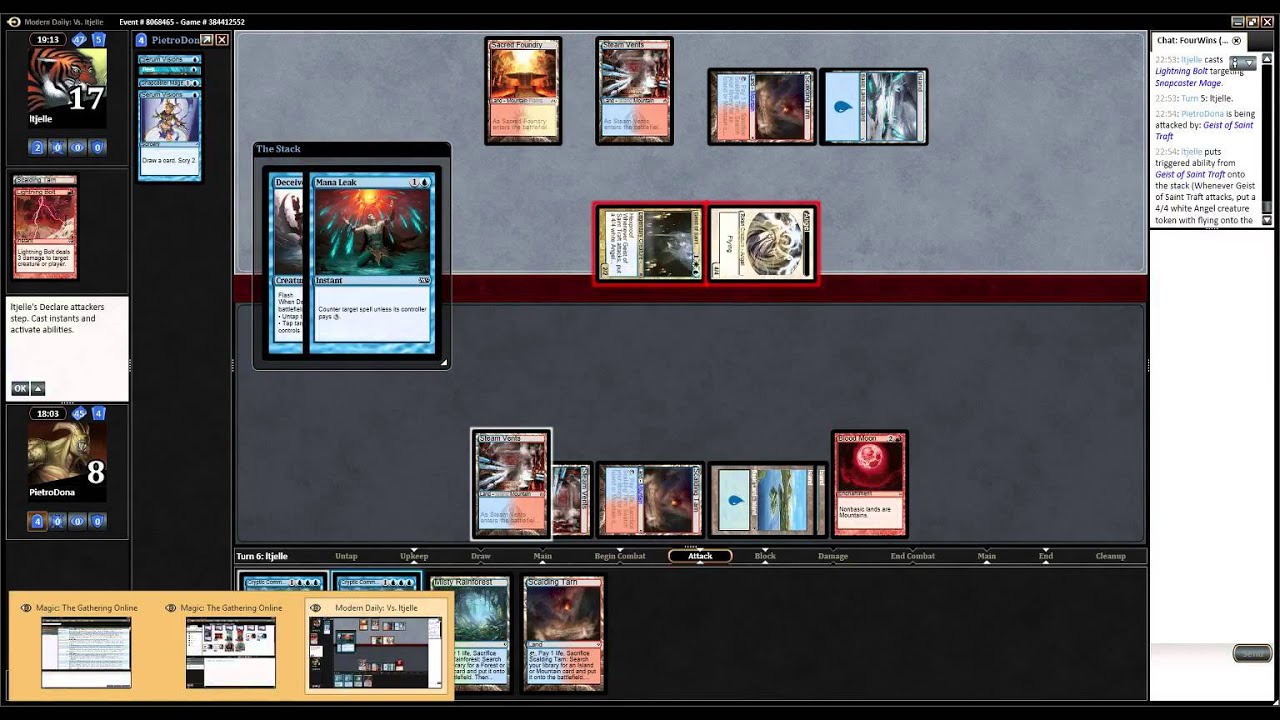 Round 4 Modern Ur Splinter Twin vs Jeskai Midrange - YouTube