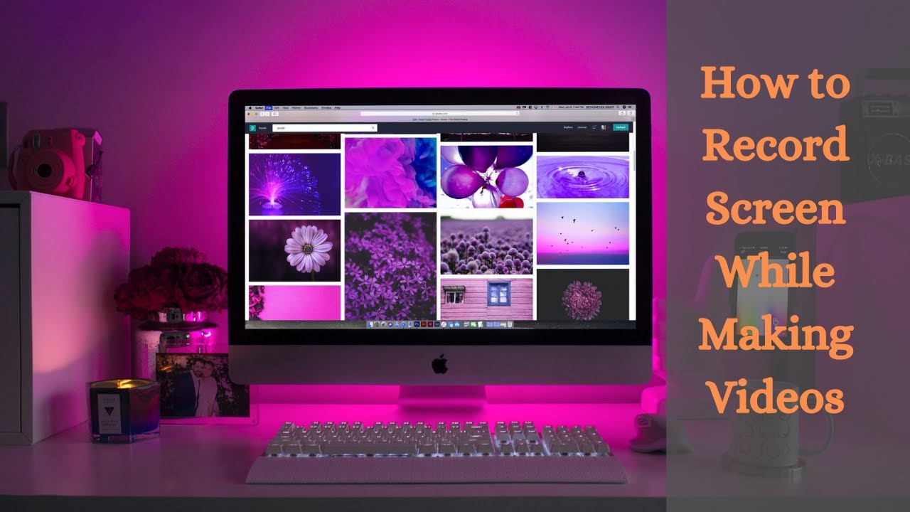 How to Record Screen While Making Videos - YouTube