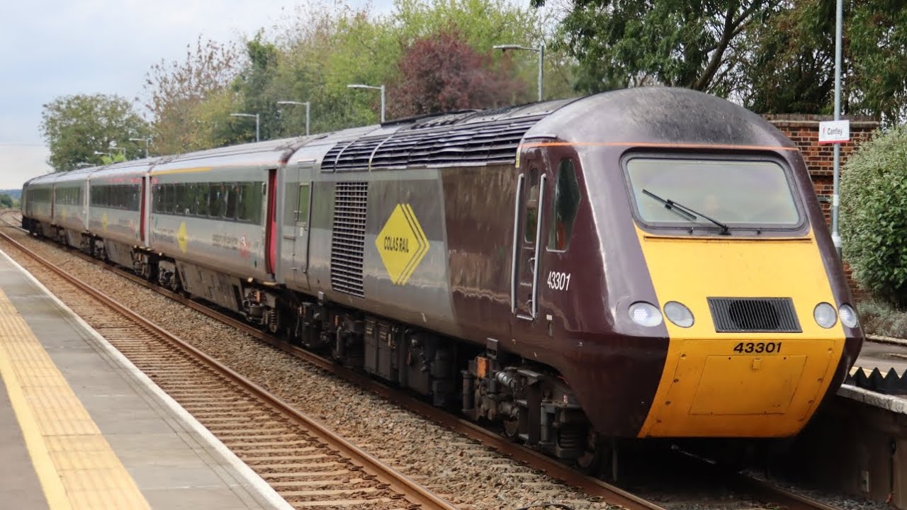 Colas Rail HST heads to the Coast - YouTube