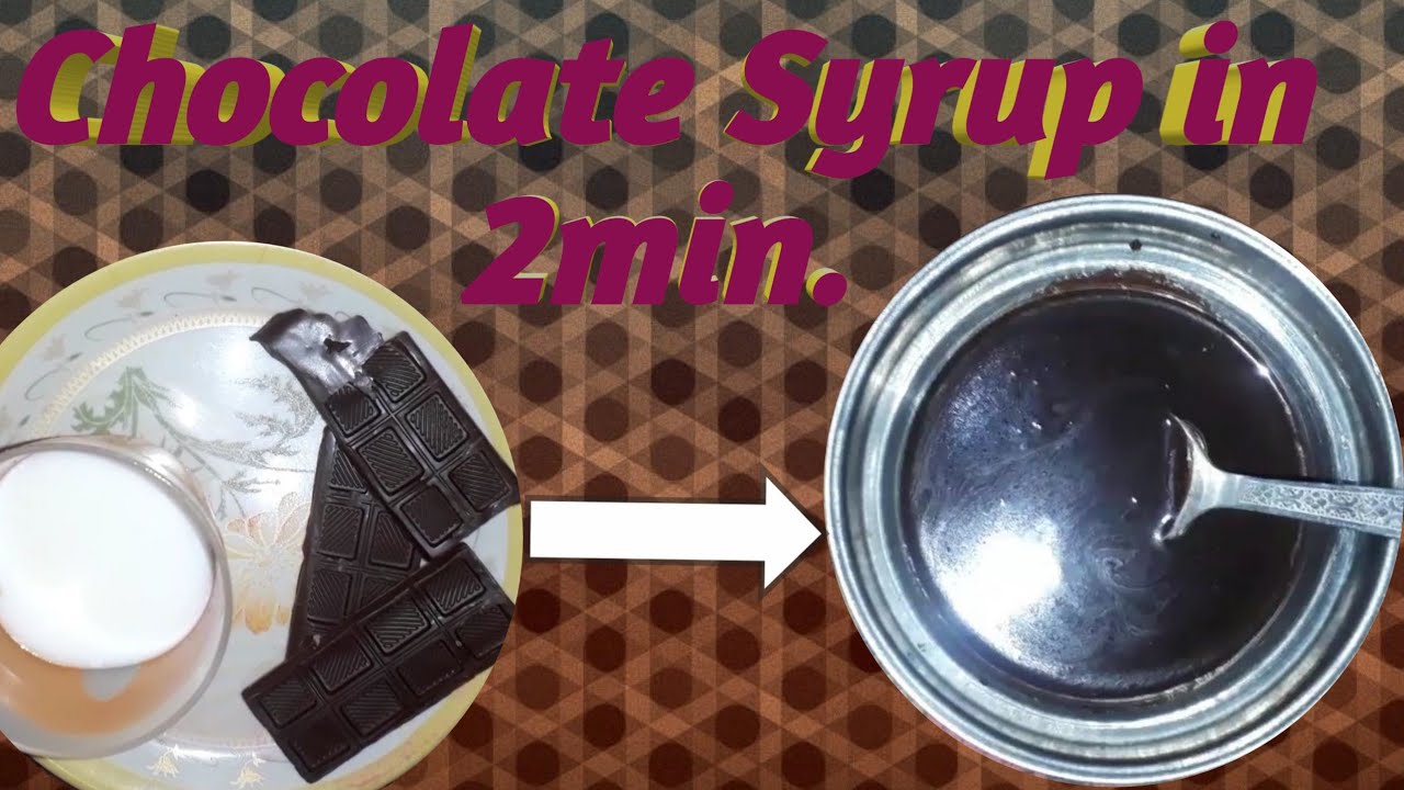Chocolate Syrup |How to make chocolate syrup in 2min | Chocolate Syrup ...