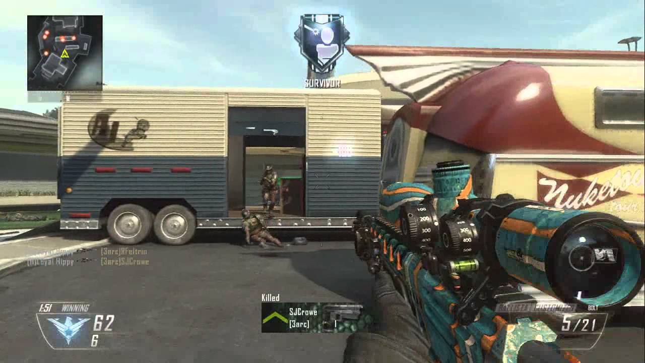 (QUAD FEED) Kill Race! 100 Sniper Kills in 5 Minutes! - YouTube