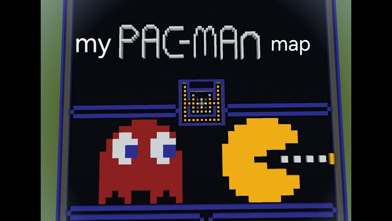 My Pac man maze (minecraft map) - YouTube