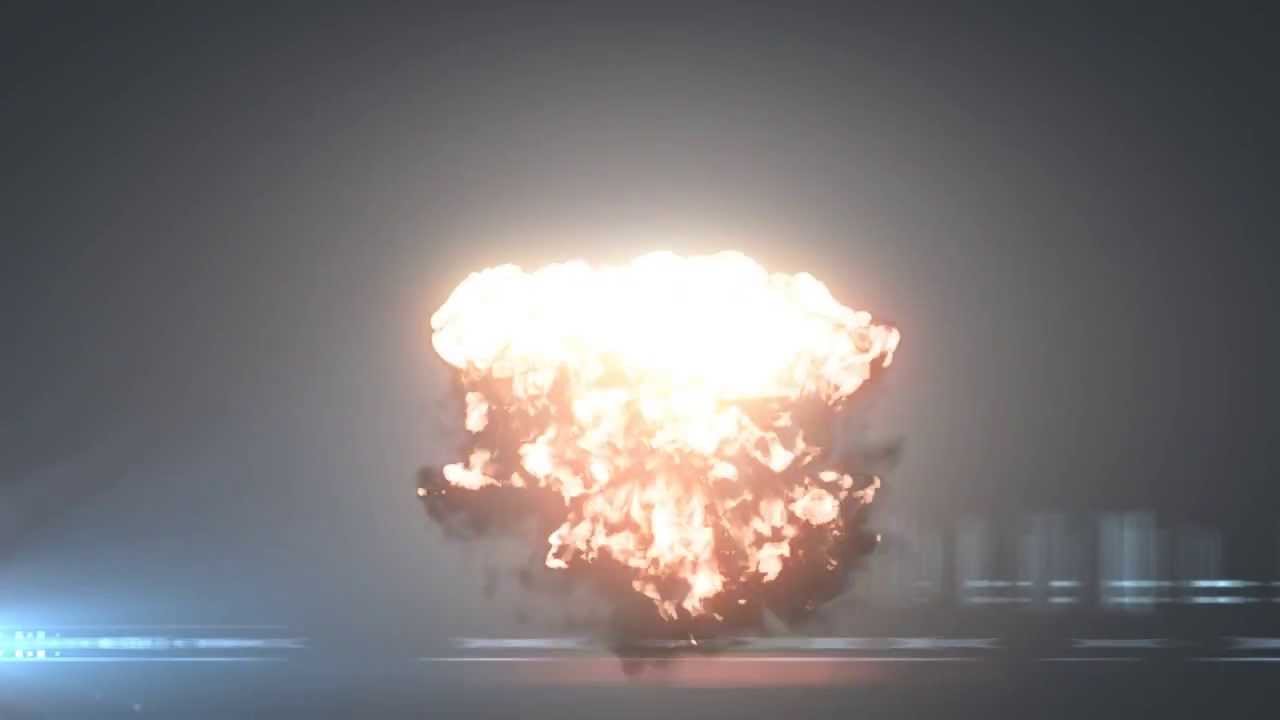 FumeFX Explosion Test - YouTube