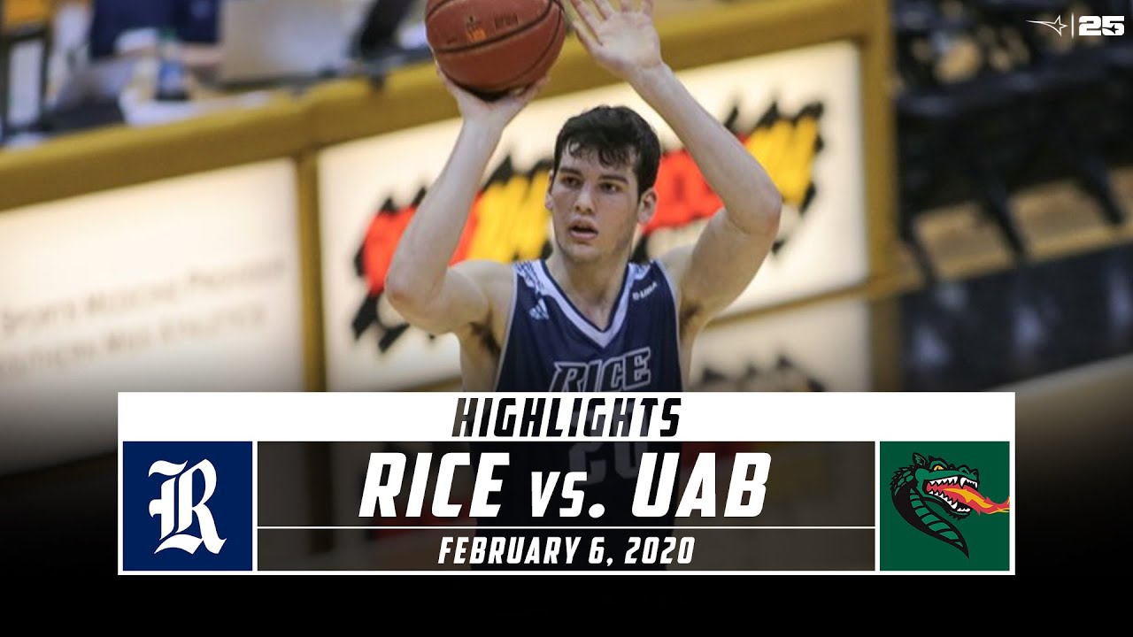 Rice vs. UAB Basketball Highlights (2019-20) | Stadium - YouTube