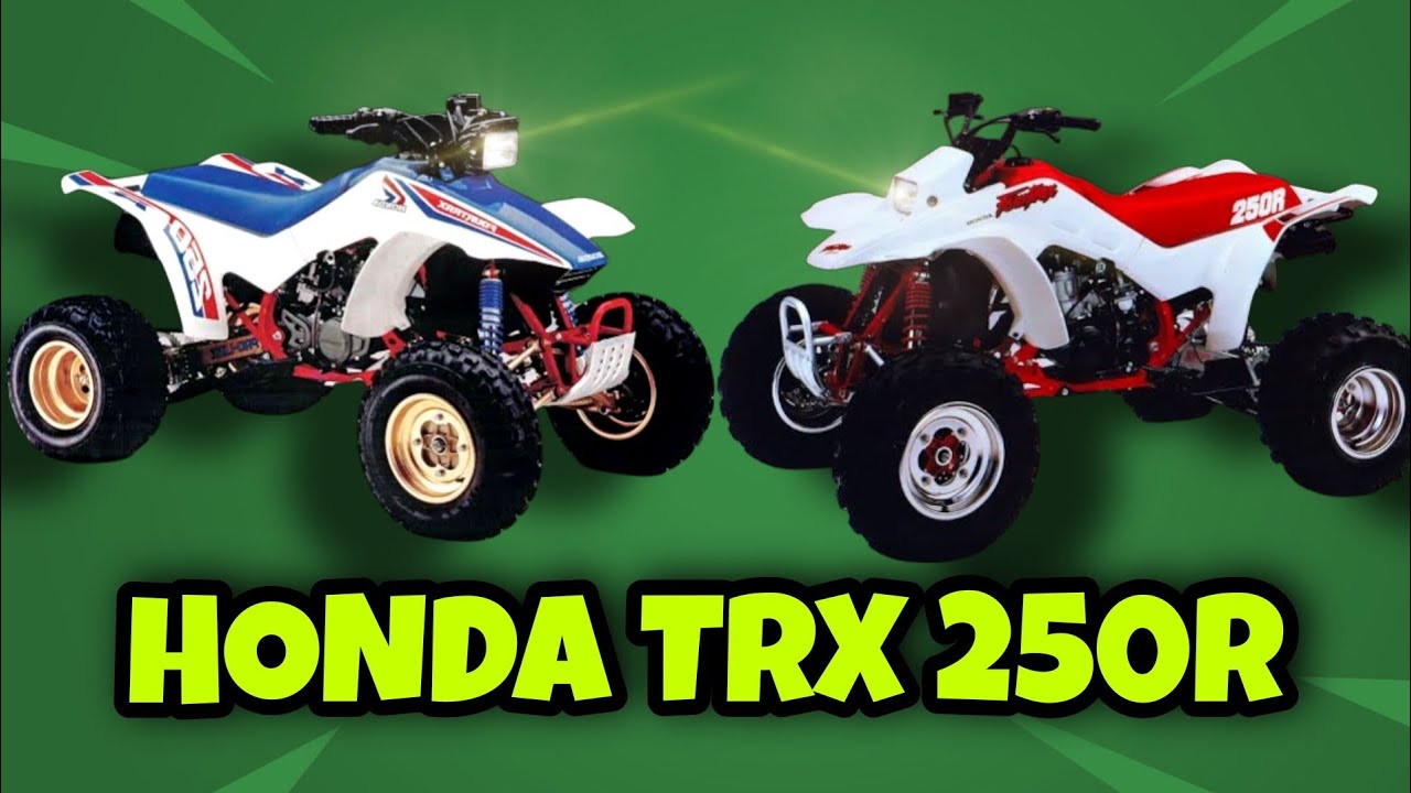 HONDA FOURTRAX TRX 250R / LA LEYENDA DE HONDA. #cuatrimoto #quad #ATV ...