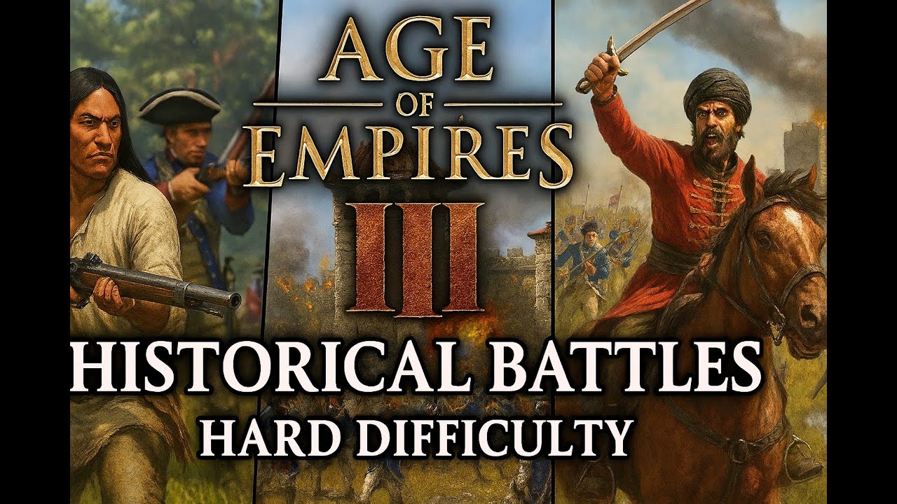 🎮 Age of Empires III | Historical Battles | Hard Difficulty ...