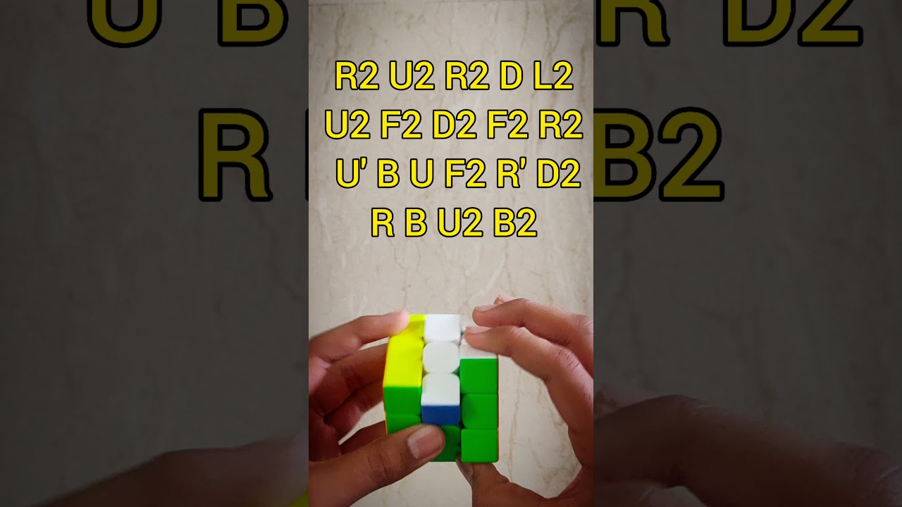 THE EASIEST SCRAMBLE EVER YouTube the-easiest-scramble-ever-youtube