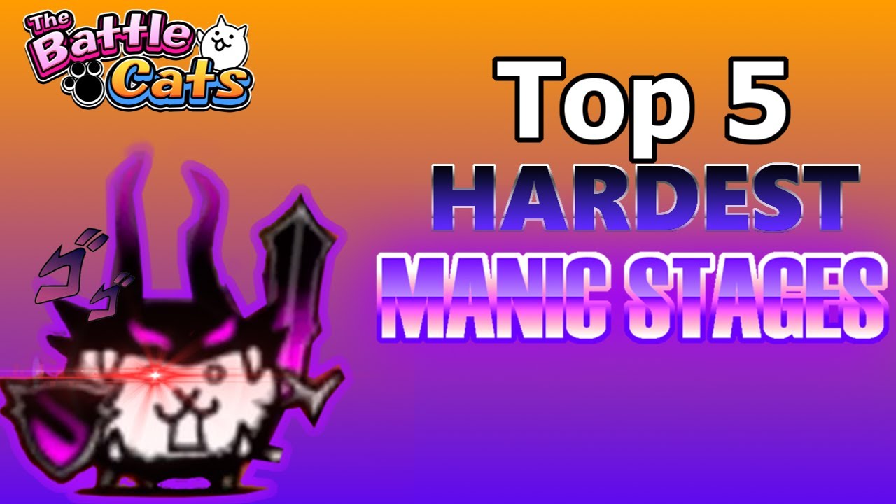 Top 5 HARDEST Manic Cat Stages! | Battle Cats - YouTube