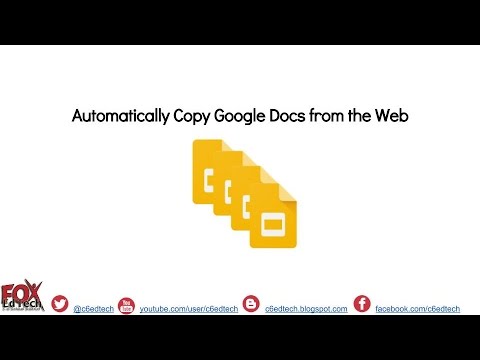 Force Copy a Google Doc - YouTube