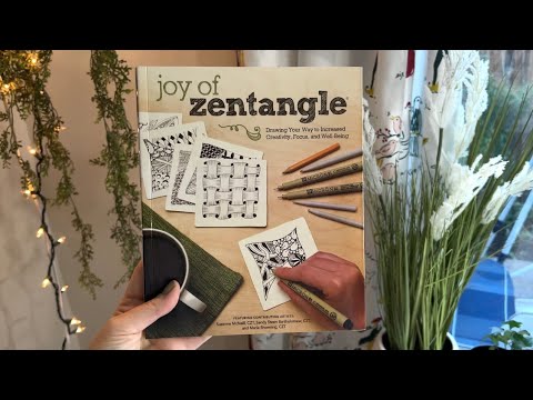 Зентегл метод, обзор на книгу joy of Zentangle Drawing Your Way to ...