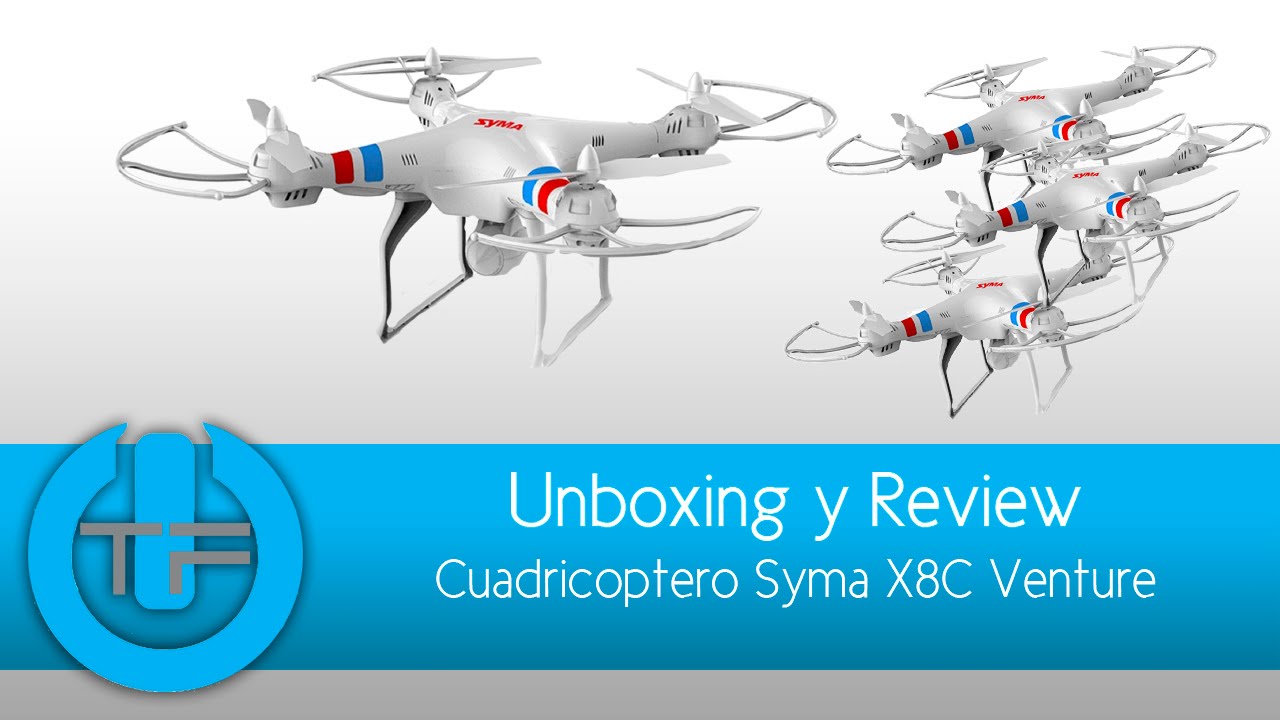 Cuadricoptero Syma X8C Venture Unboxing y Review - YouTube