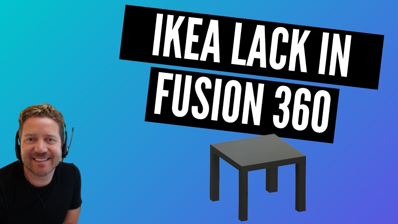 How To Fusion 360 An Ikea Lack For 3d Printer Enclosures - YouTube