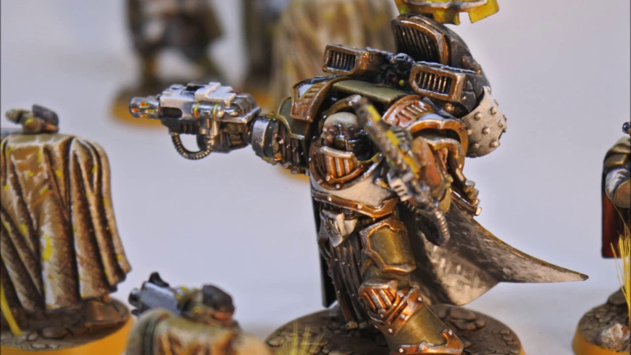 Cataphractii Terminator Captain, Combi-Melta, Chainfist, Raven's Fury ...