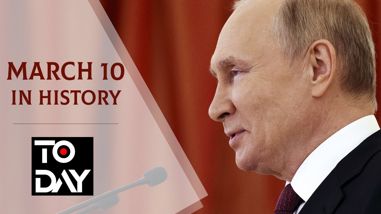 March 10 in History - YouTube