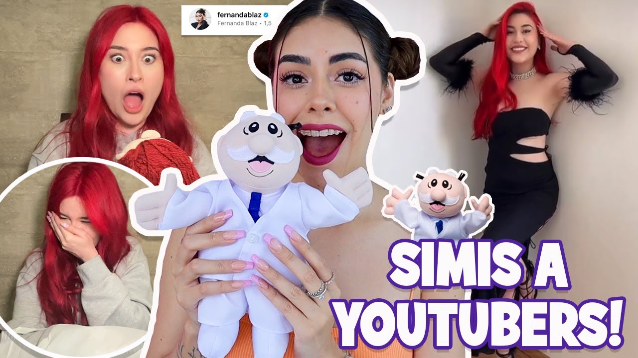 HACIENDO SIMIS A YOUTUBERS *Le hice uno SIMI a FERNANDA BLAZ* - YouTube