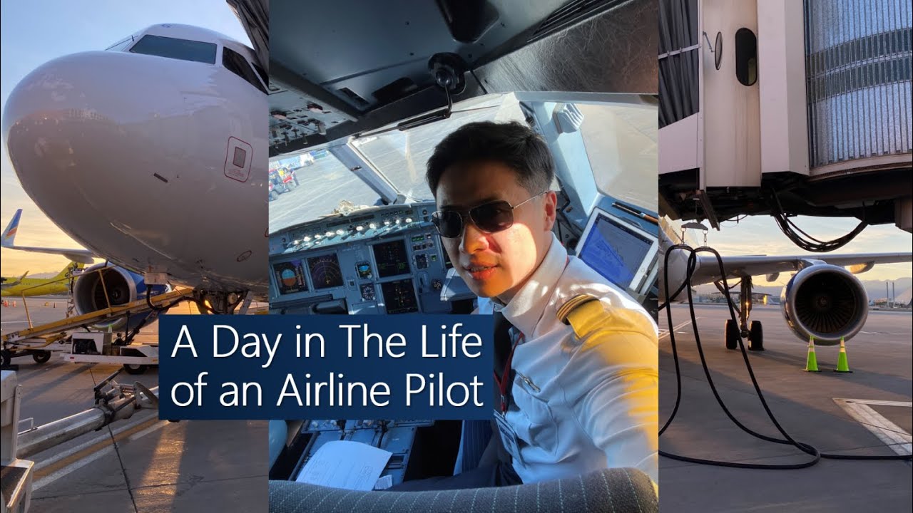 A Day in The Life of an Airline Pilot | Las Vegas 2021 - YouTube