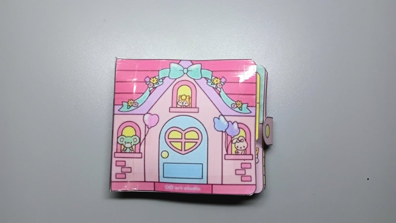 Paper Doll | Paper House | Quiet Book | OD Art Studio My Melody House ...