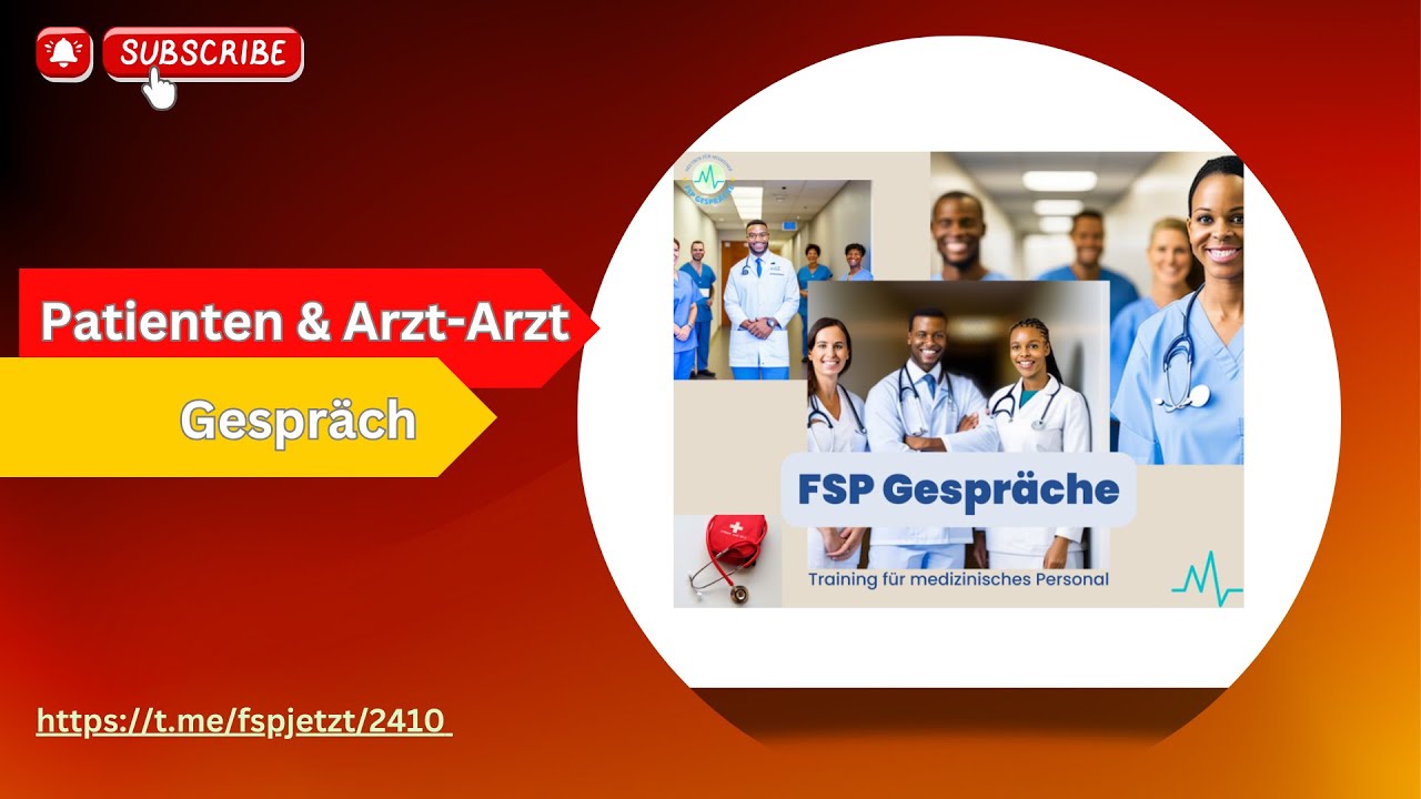 FSP Patienten & Arzt Gespräch #learnwithkat #fsp #deutsch #exam # ...