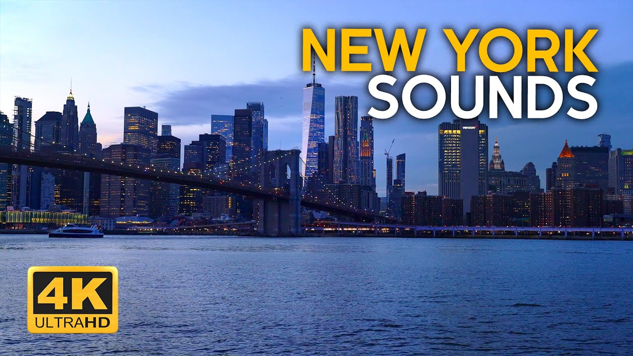 NEW YORK CITY Relaxing Soundscape - NYC Ambience ASMR - YouTube