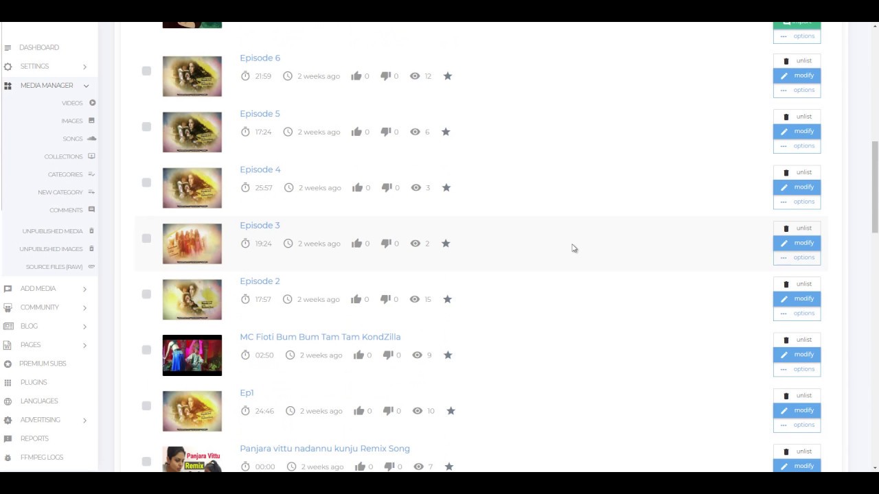 MediaVibe's (PHPVibe Pro CMS) Video Manager v6.1 - YouTube