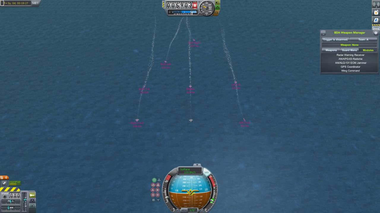 KSP - BDArmory Addon: Custom Formations [WIP] - YouTube