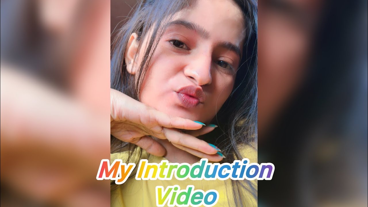 My First Ever Youtube Video || My Introduction Video || - YouTube