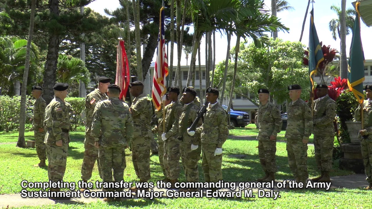 402nd AFSB Change of Command - YouTube