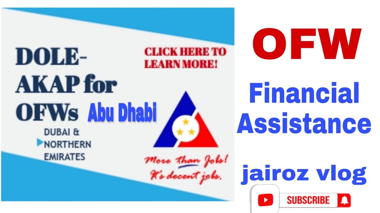 OFW Financial Assistance : DOLE- AKAP - YouTube