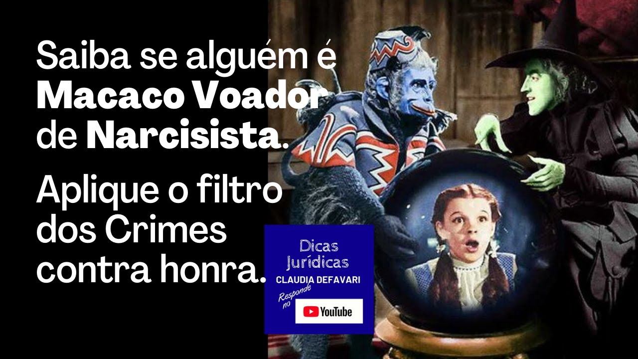Saiba se alguém é Macaco Voador de Narcisista. Aplique o filtro dos ...