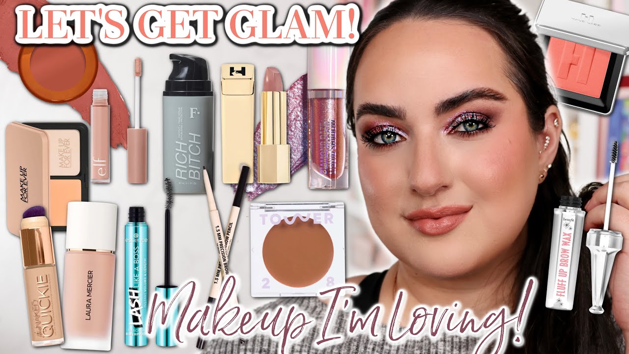 NEW MAKEUP I'VE BEEN LOVING! | LET'S GET GLAM - YouTube